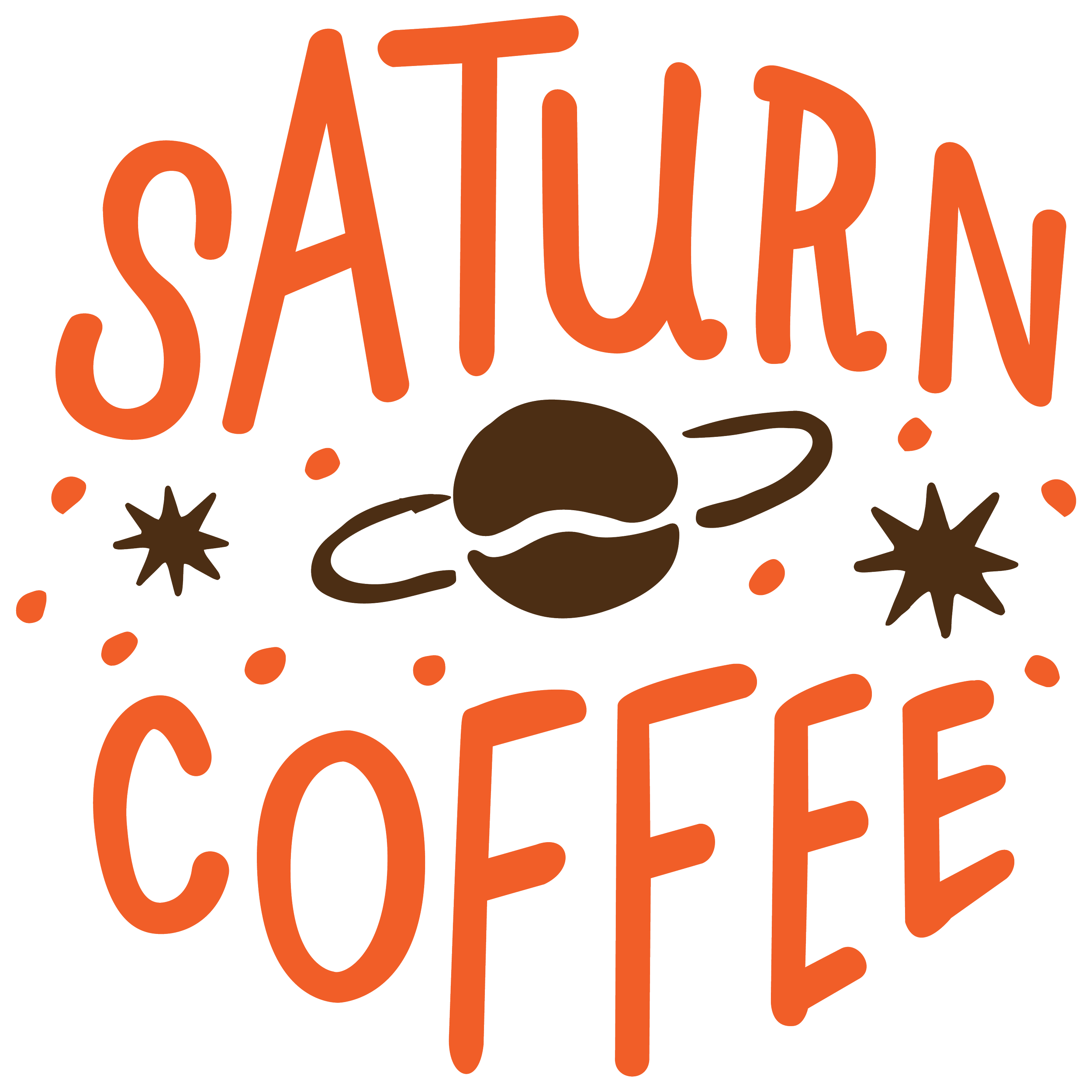 Branding Design for Saturn Coffee: Branding, logo design, illustration ...
