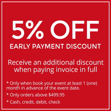 Tables and Chairs rentals