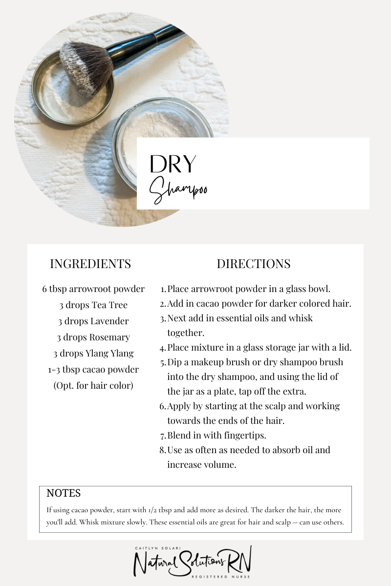 Dry Shampoo — Natural Solutions RN