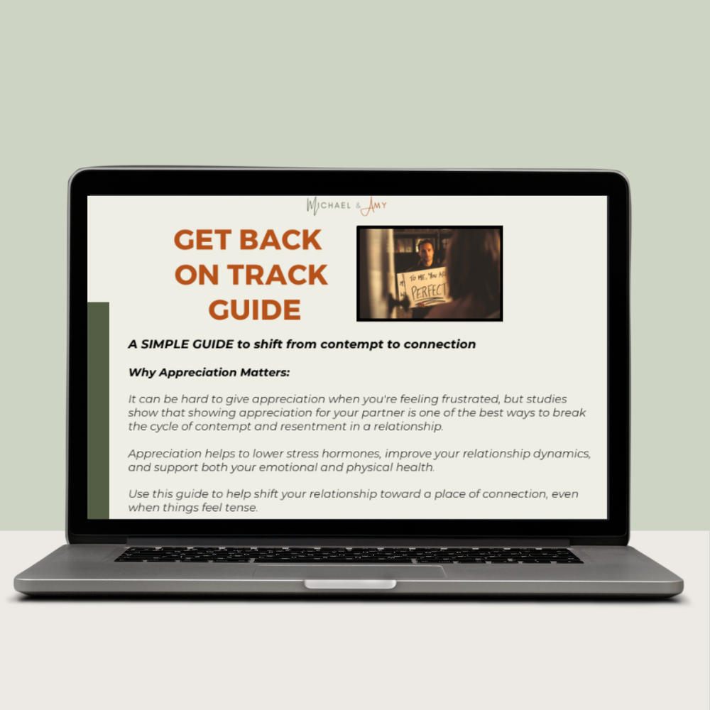 Get Back On Track Guide — Michael and Amy: Couples Connection Coaches