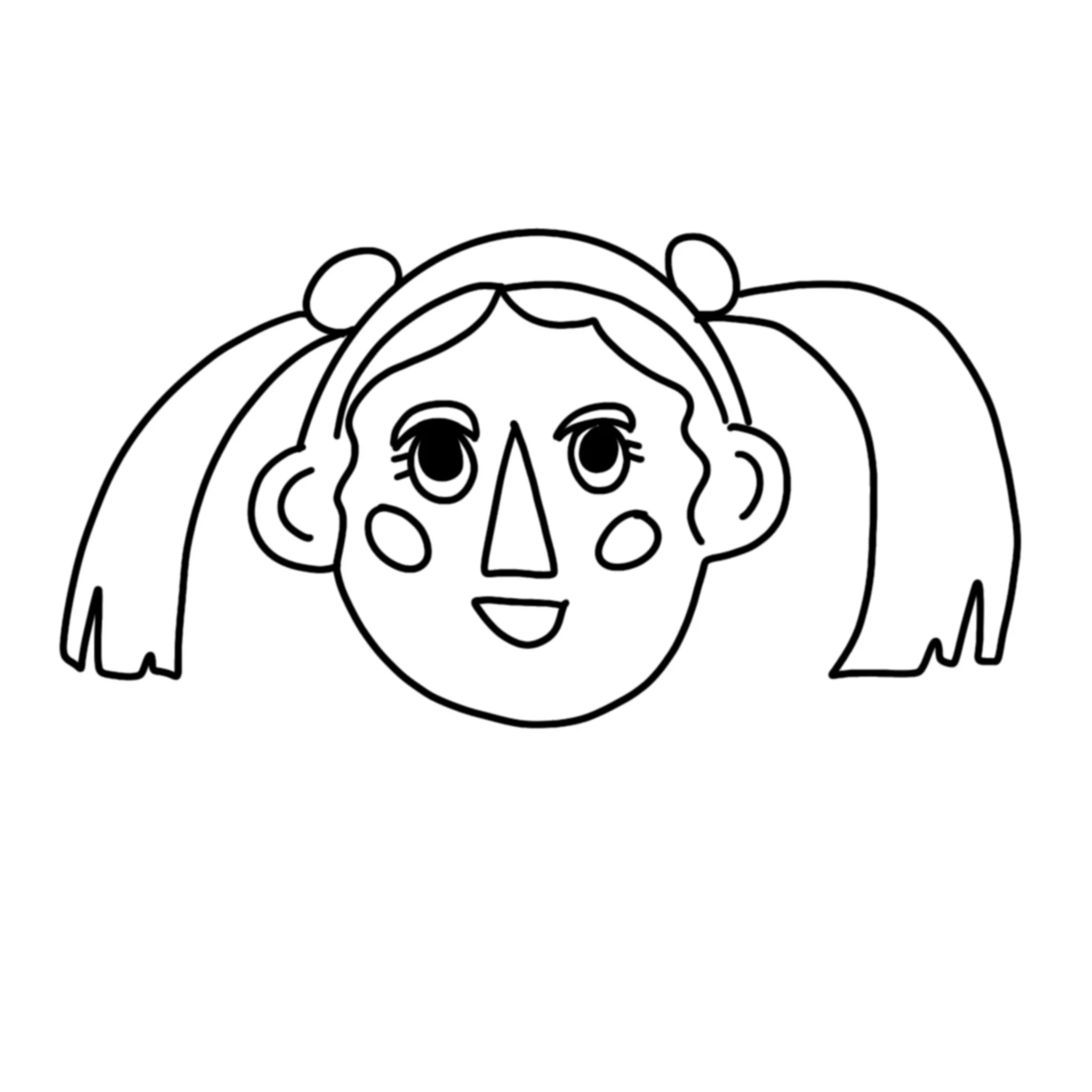 Pop up portrait — Jade illustrates