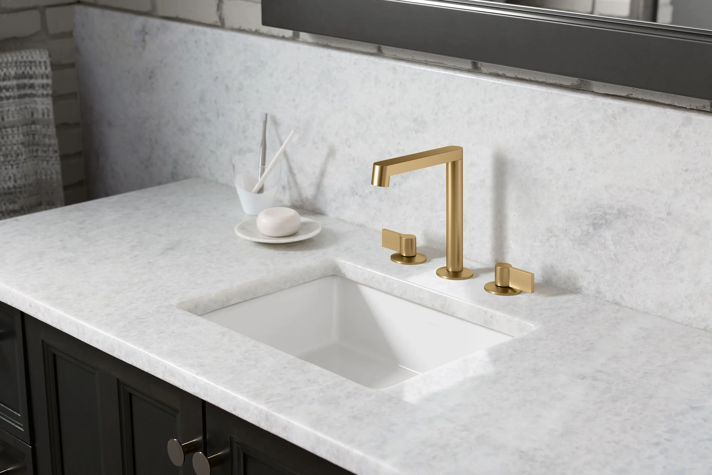 Vibrant Brushed Moderne Brass — Kohler Dimensions of Well Being