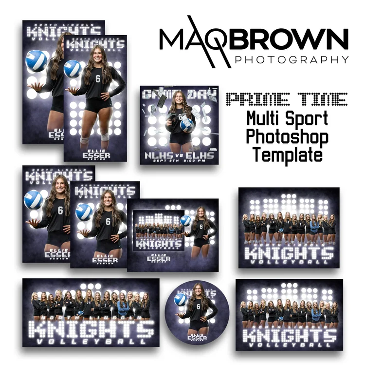 Premium Photoshop Templates for Sports & Inside The Box by Maq Brown ...