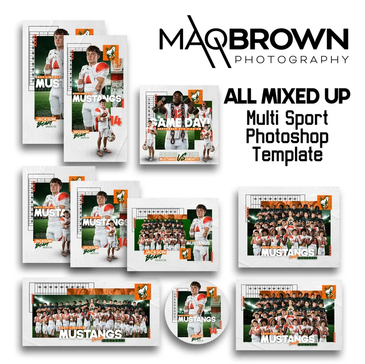 Premium Photoshop Templates for Sports & Inside The Box by Maq Brown ...