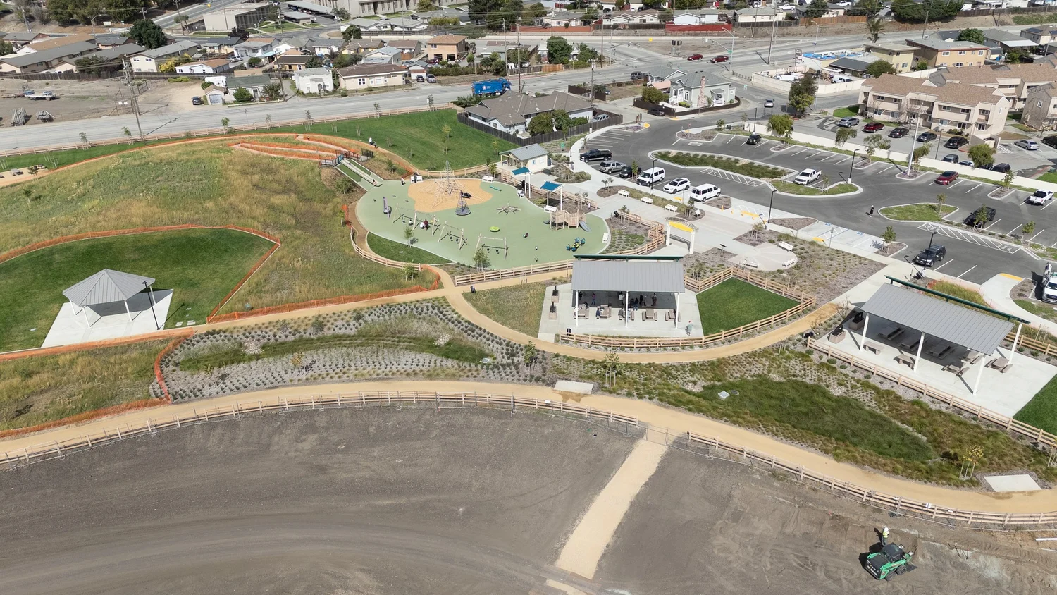 Custom Metal Park Structures at Ensen Community Park — Park Planet