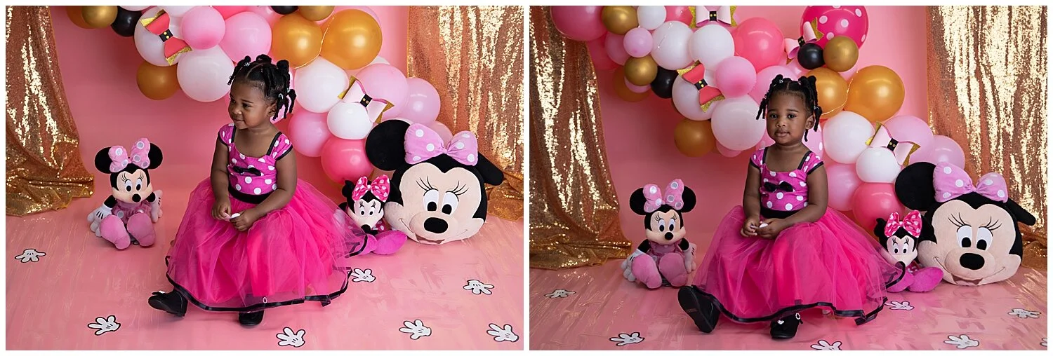 Birthday Photography | Saige’s Minnie Mouse Session — Camera Queen ...