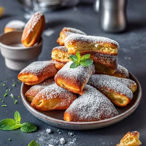 Banana Beignets with Coconut Rum Whipped Cream — Chef Aarika