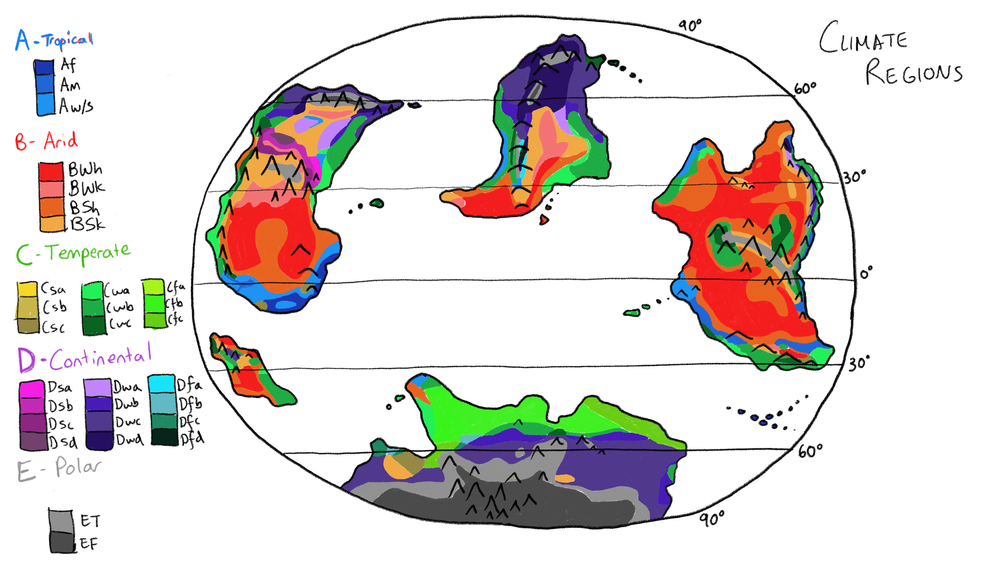 Climate Regions — Madeline James Writes
