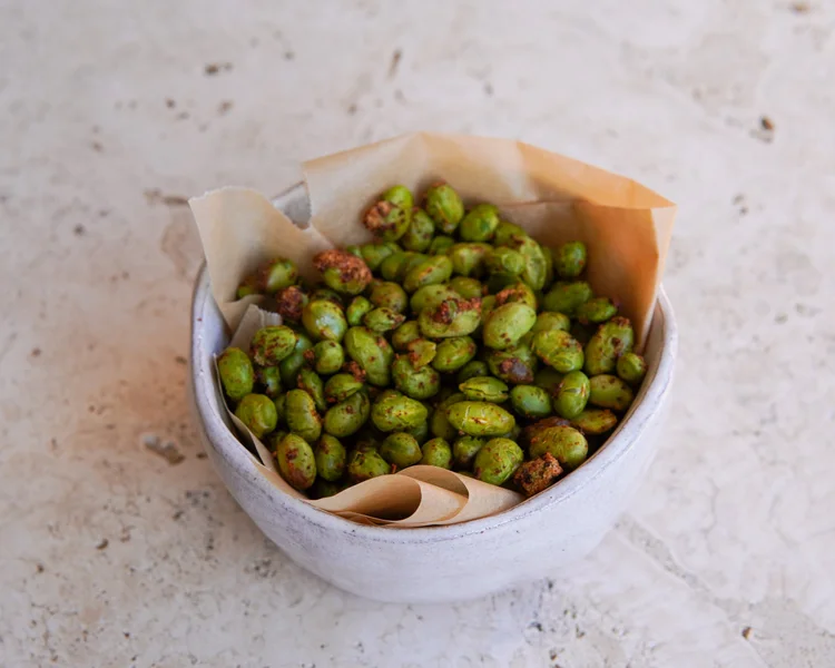 Simple Air-Fried Edamame — Umoya Wellness