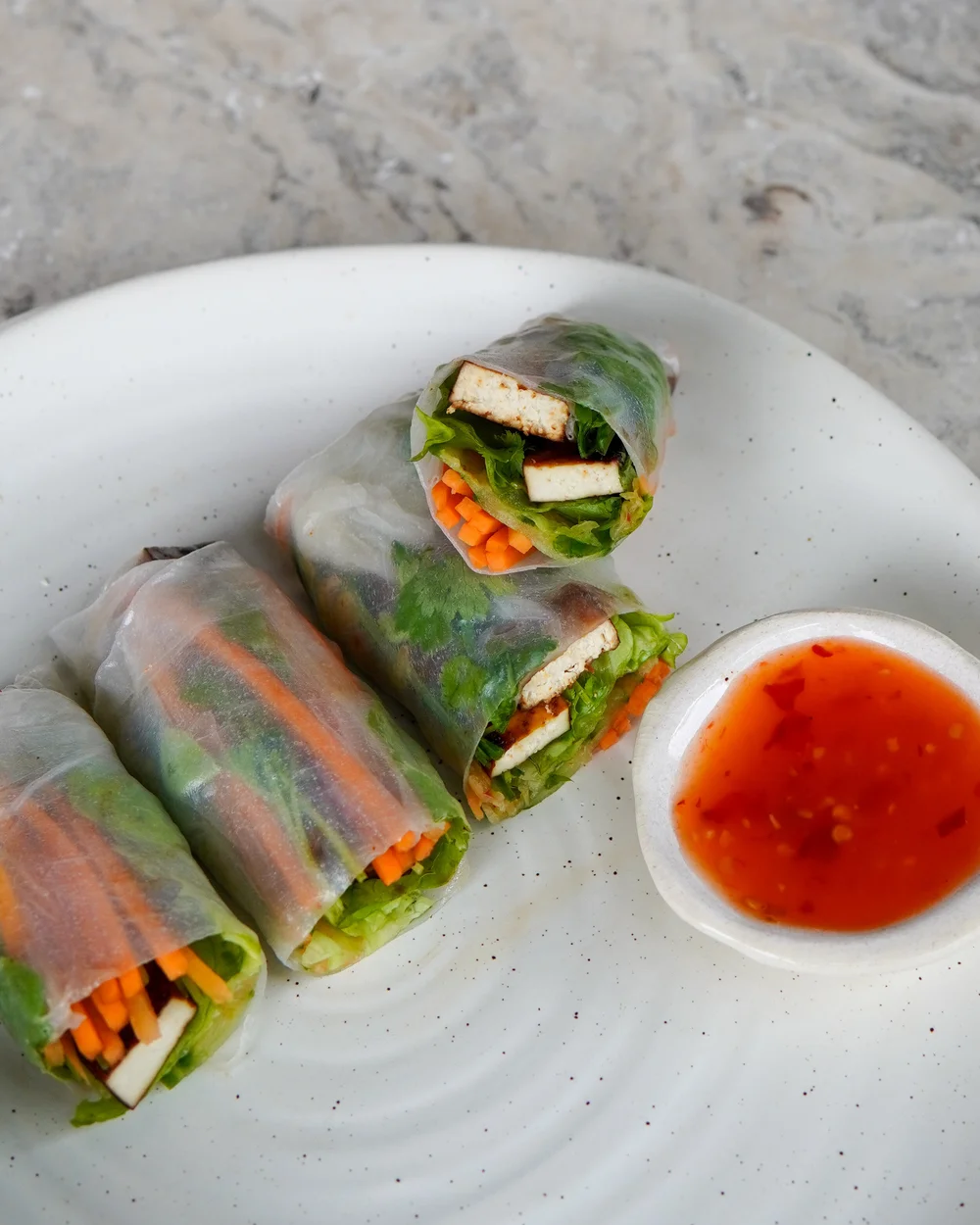 Spicy Rice Paper Rolls — Umoya Wellness