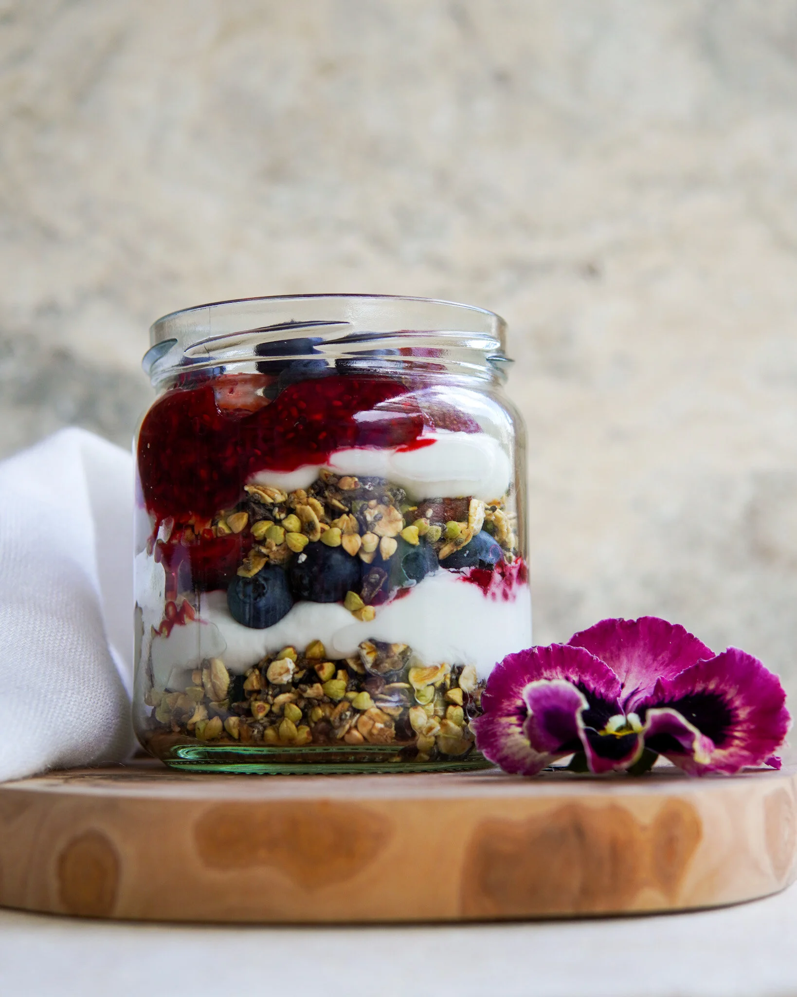 Layered Berry Parfait — Umoya Wellness