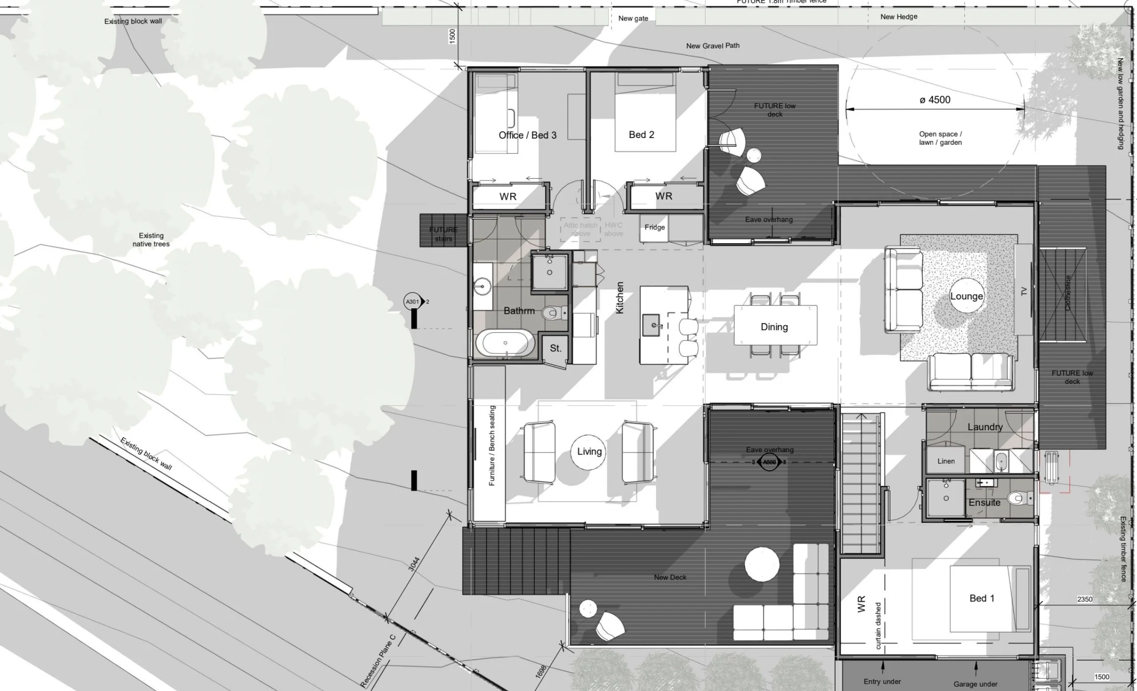 Concept - Sloped Section — Bradley Hans Design