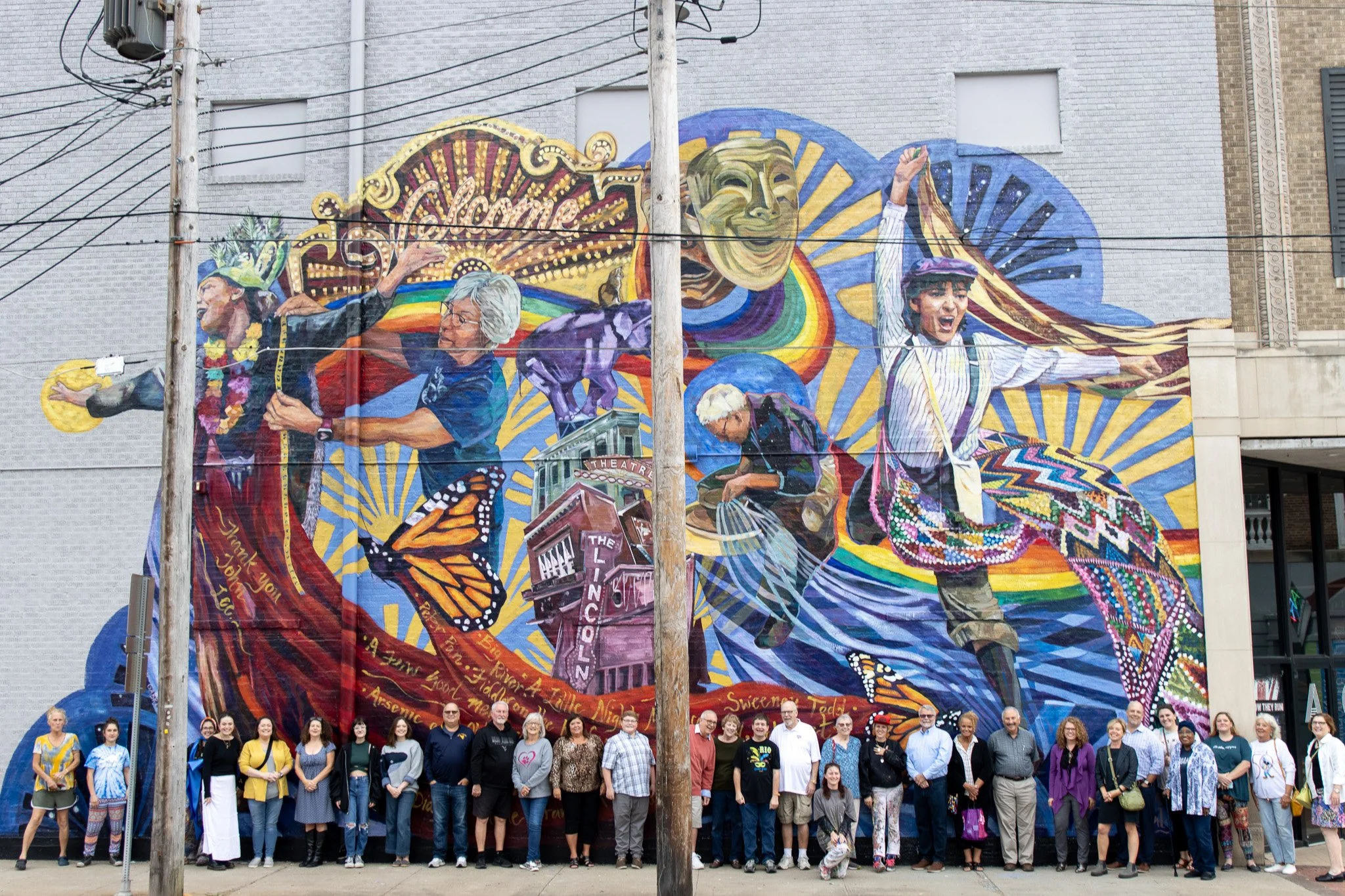 Gateway Mural, The Arts in Parkersburg — GoodSpace Murals | A Community ...