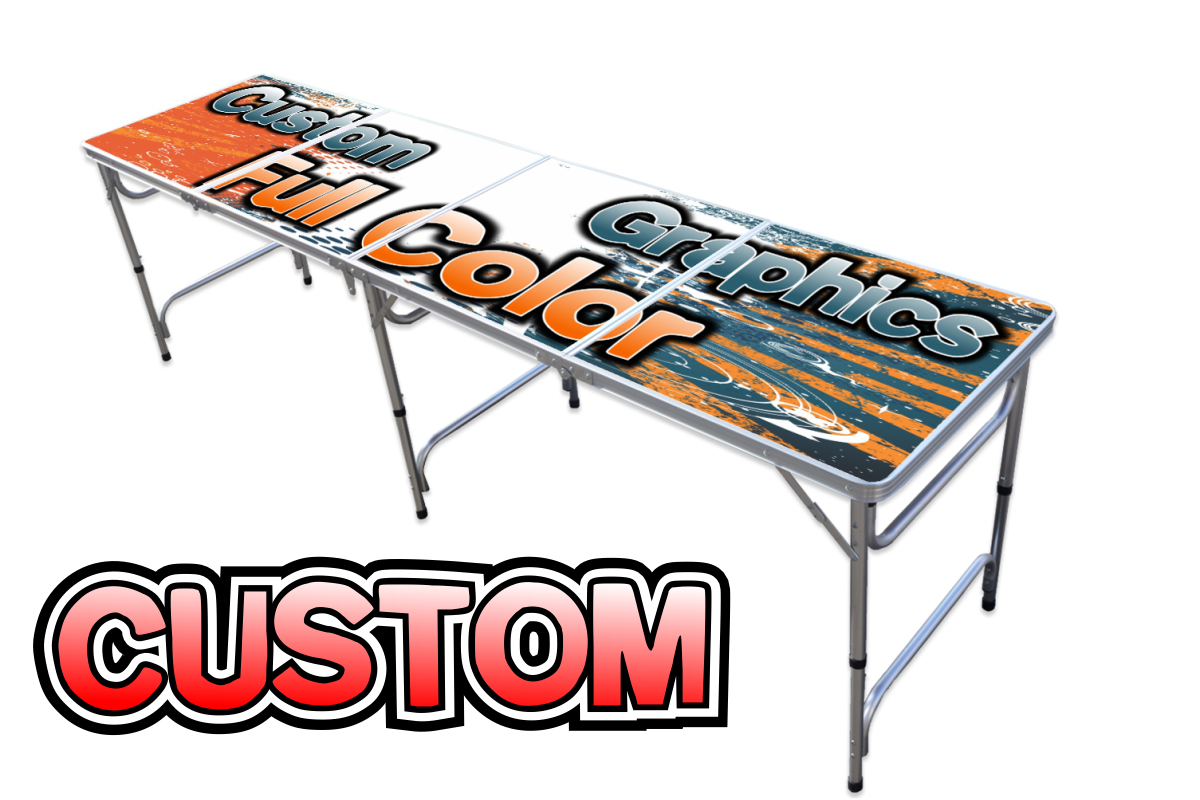Aluminum Folding Beer Pong Tables — Beer Pong Tables | Custom Beer Pong ...