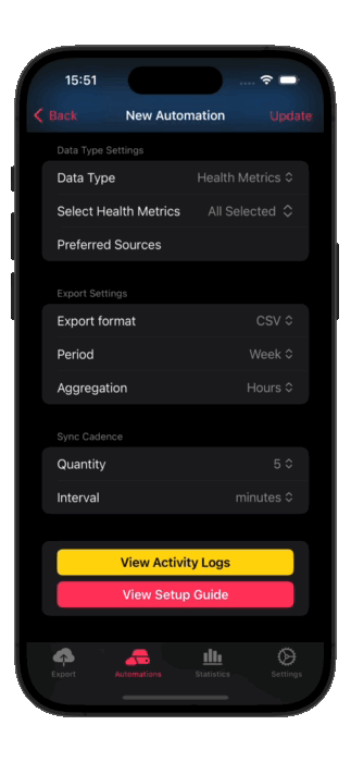 How to Sync Apple Health Data to via REST API — Manage and Export Apple Health Data