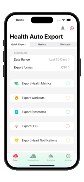 Manage and Export Apple Health Data