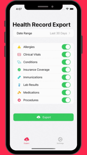 Manage and Export Apple Health Data