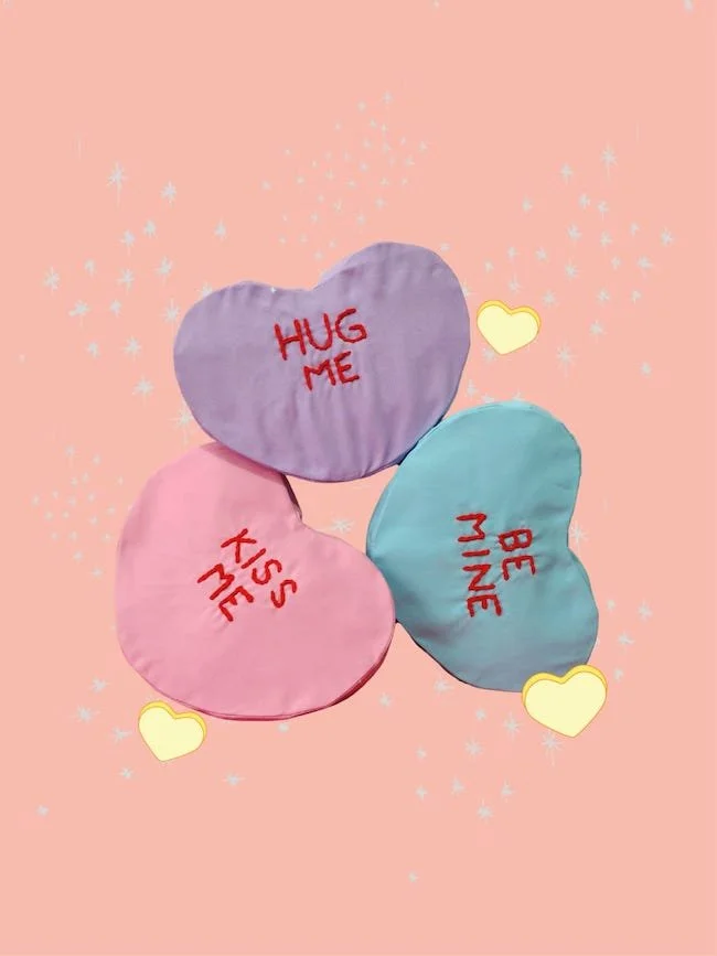 How to Make a Sweetheart Candy Pillow — Live Colorful