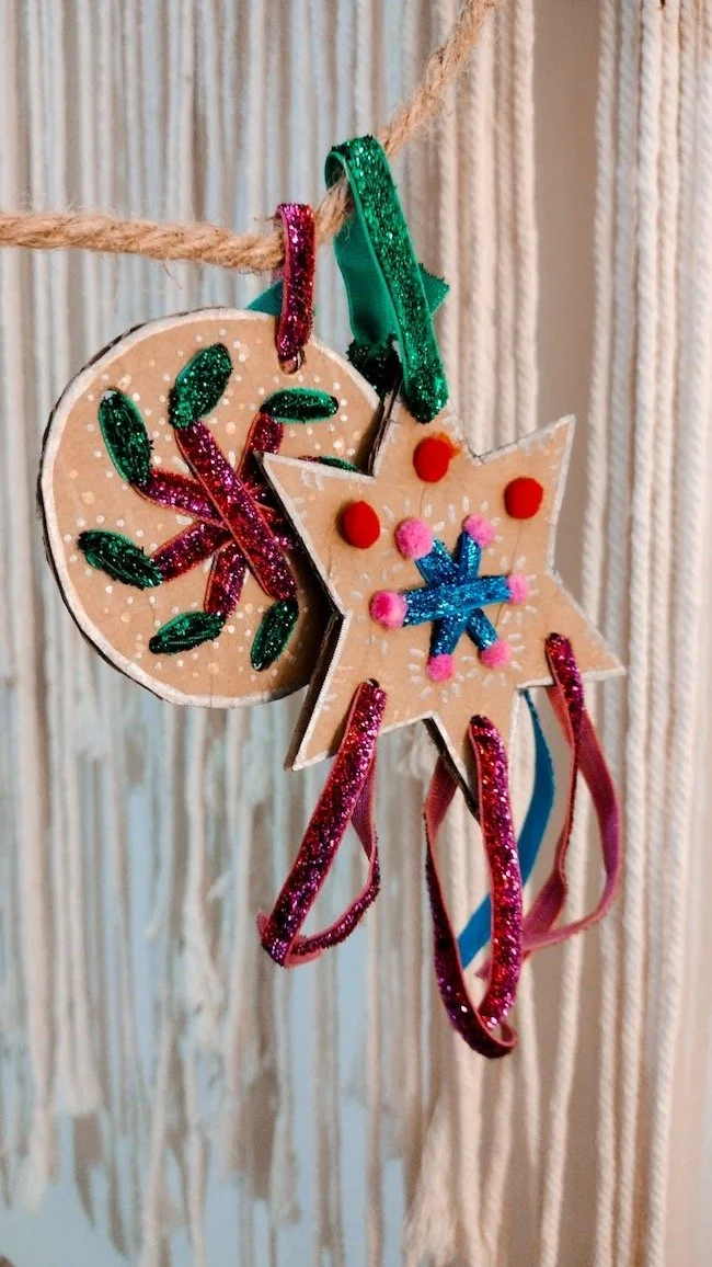 DIY: Make Colorful Ornaments with Cardboard — Live Colorful