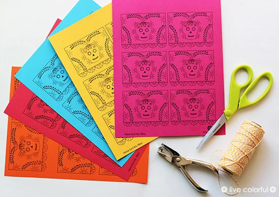 Free Printable: Mini Papel Picado — Live Colorful