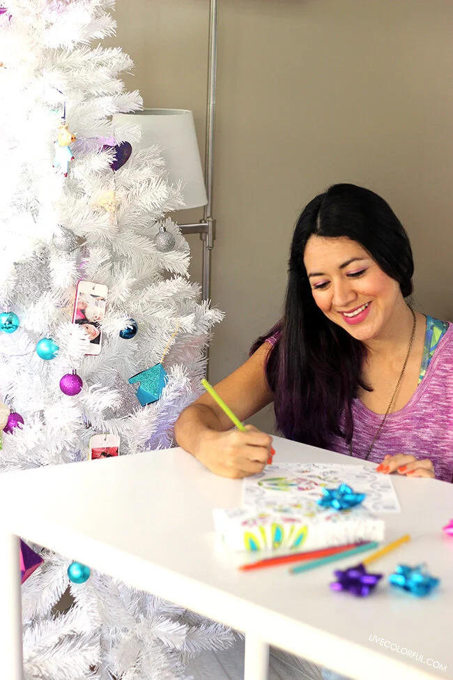 How to Make Coloring Page Wrapping Paper — Live Colorful
