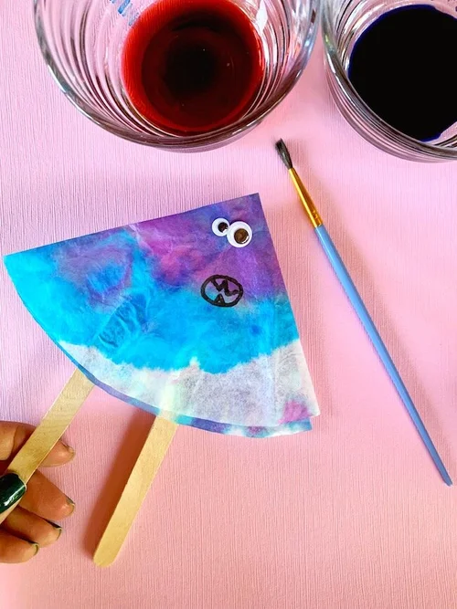 How to Make Silly Coffee Filter Monsters — Live Colorful
