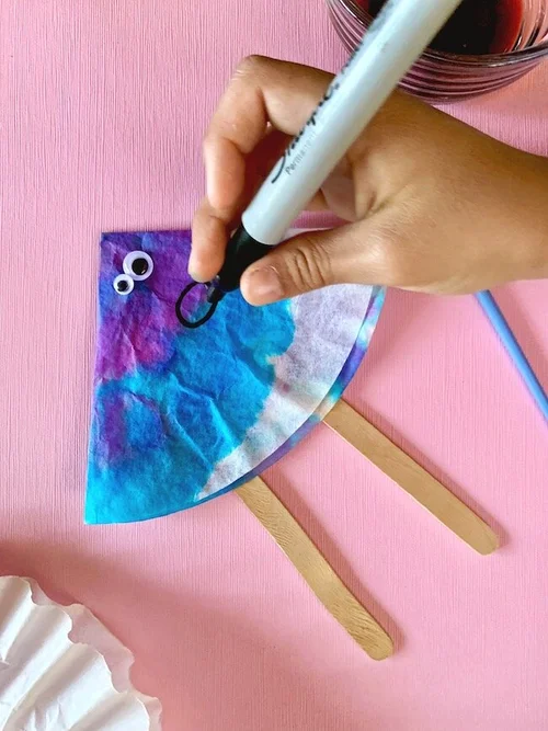 How to Make Silly Coffee Filter Monsters — Live Colorful