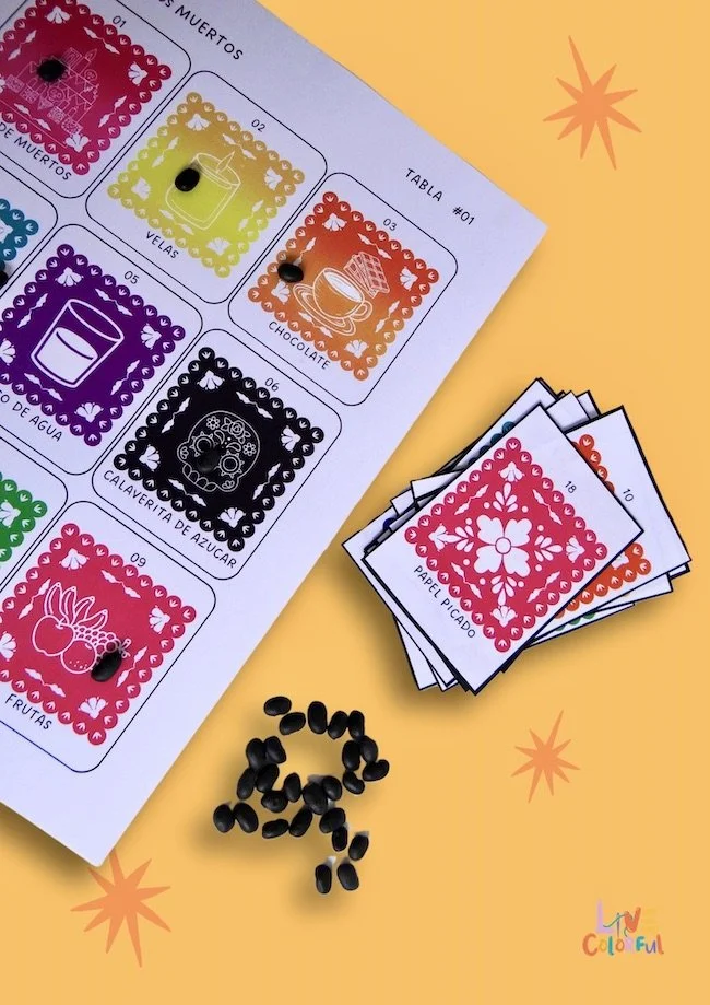 Loteria Dia de Muertos: Free Printable Game — Live Colorful