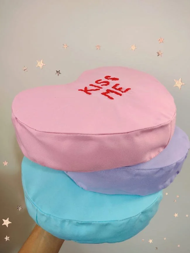 How to Make a Sweetheart Candy Pillow — Live Colorful