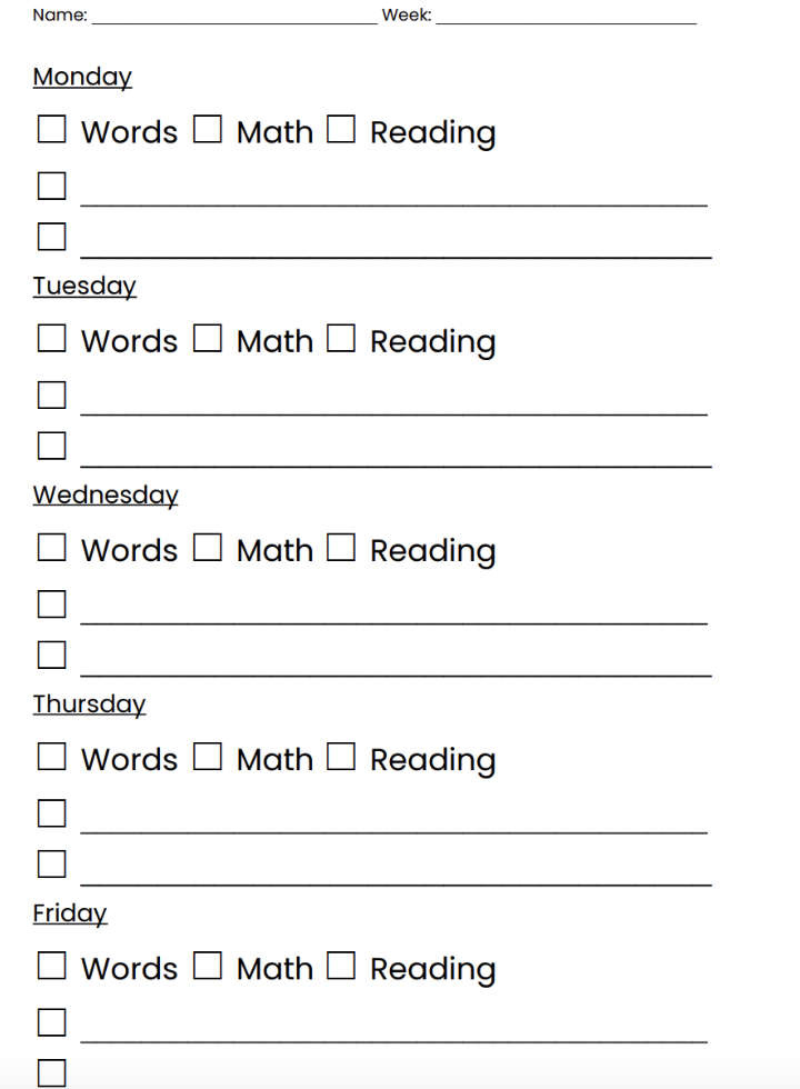 Montessori Work Plans and Resources — Parts of the Language, LLC