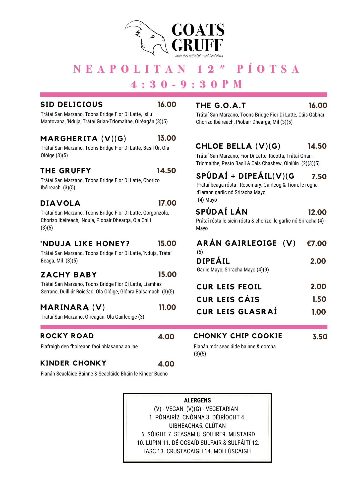 Goats Gruff / Pizza Coffee & Events in Dublin — Goats Gruff Dublin