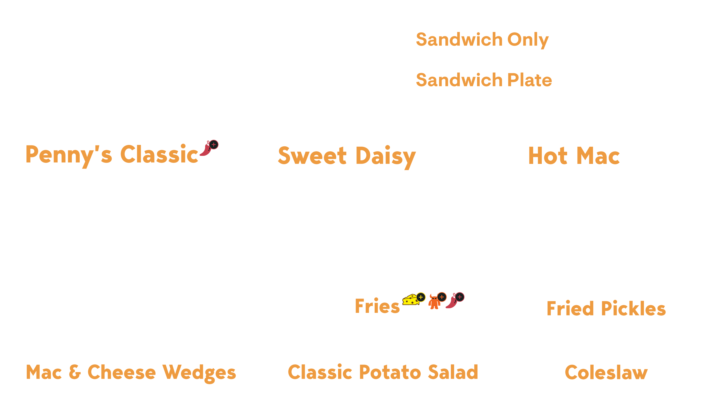 Hot Chicken Menu — Penny's Hot Chicken - Nashville Inspired Canadian Grown