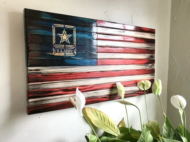 Lew's Home Decor - Handcrafted wood flags,candles, boxes and decor