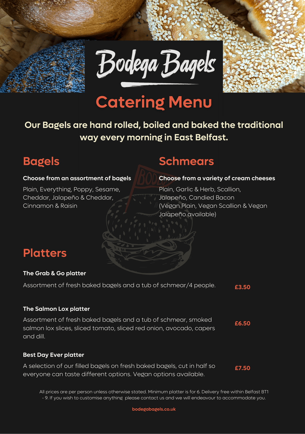 Catering — Bodega Bagels