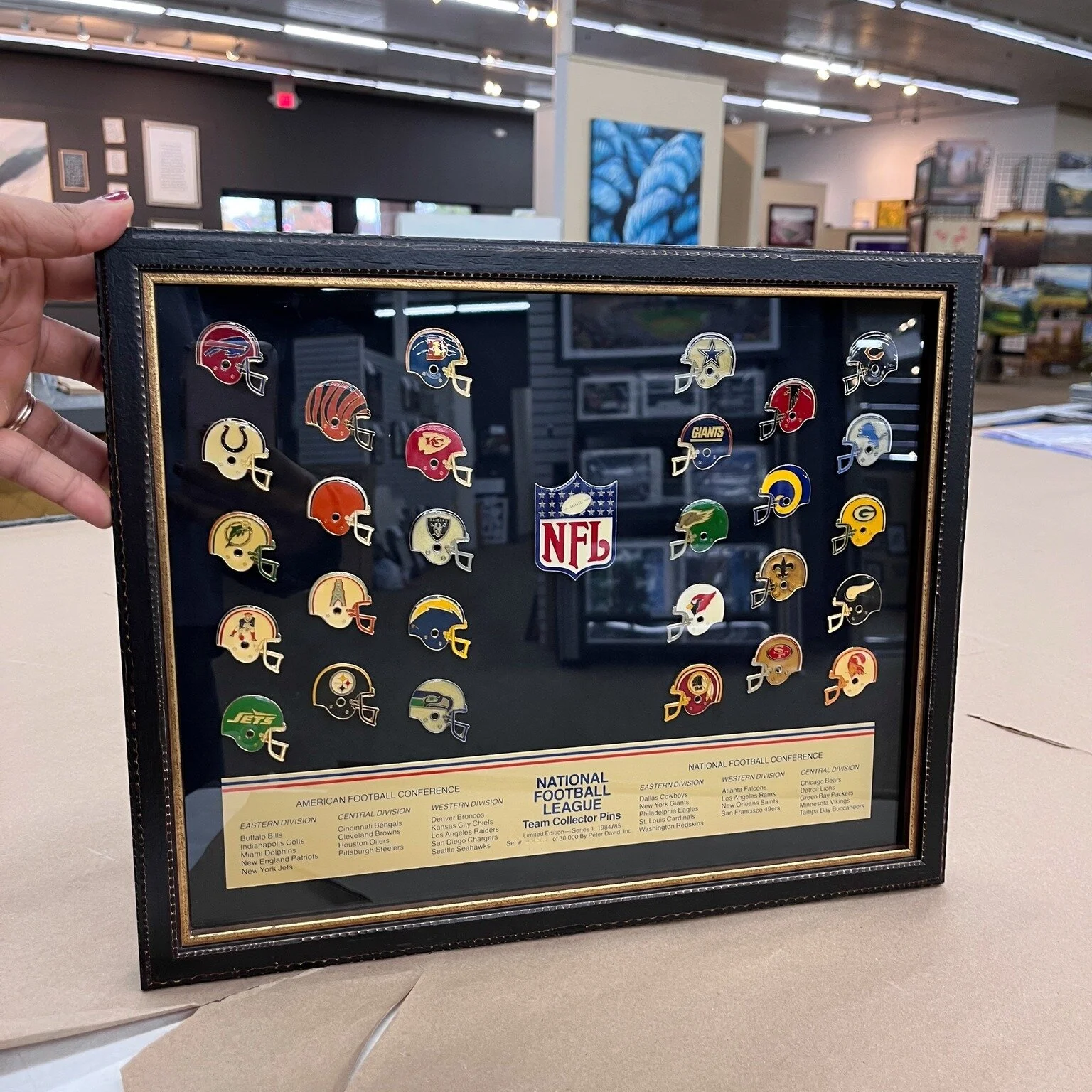 Jersey Framing - Custom Framing — Thompson's Frame and Gallery