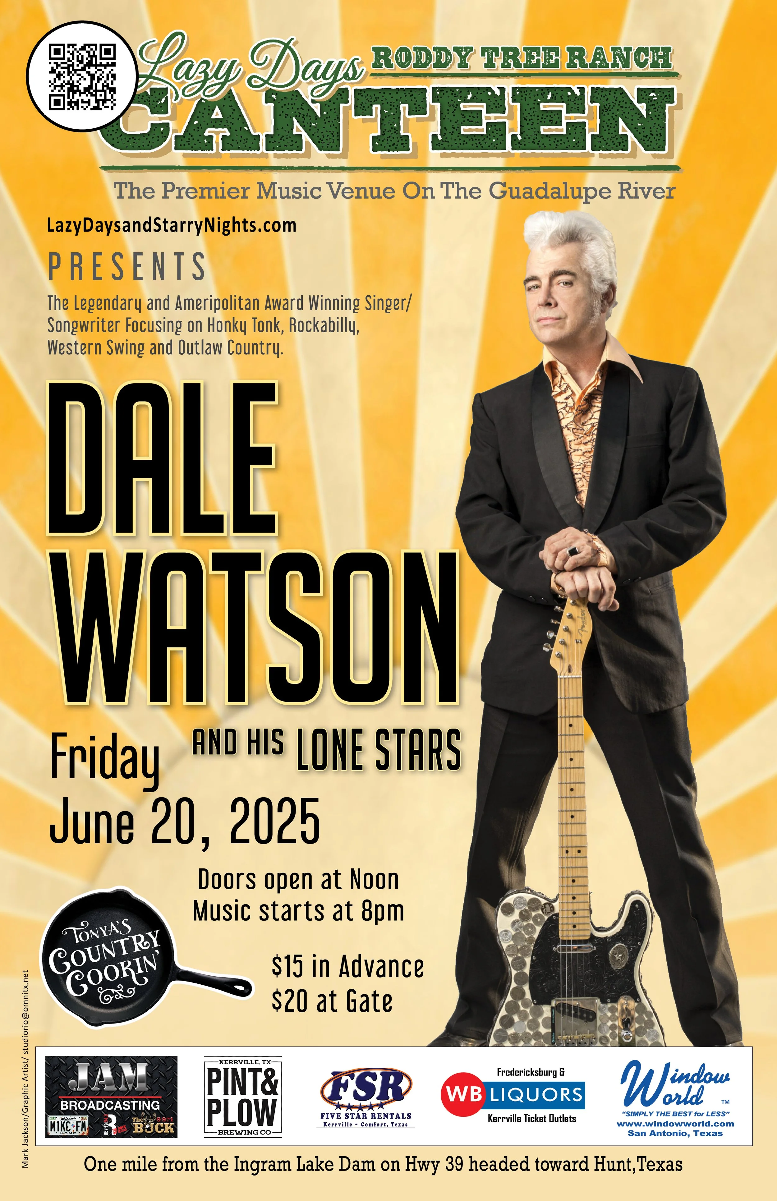 DALE WATSON — LAZY DAYS CANTEEN & STARRY NIGHTS AMPHITHEATER