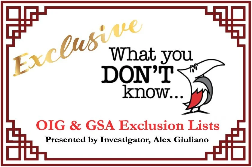 Commercial Investigations & Background Checks Webinars