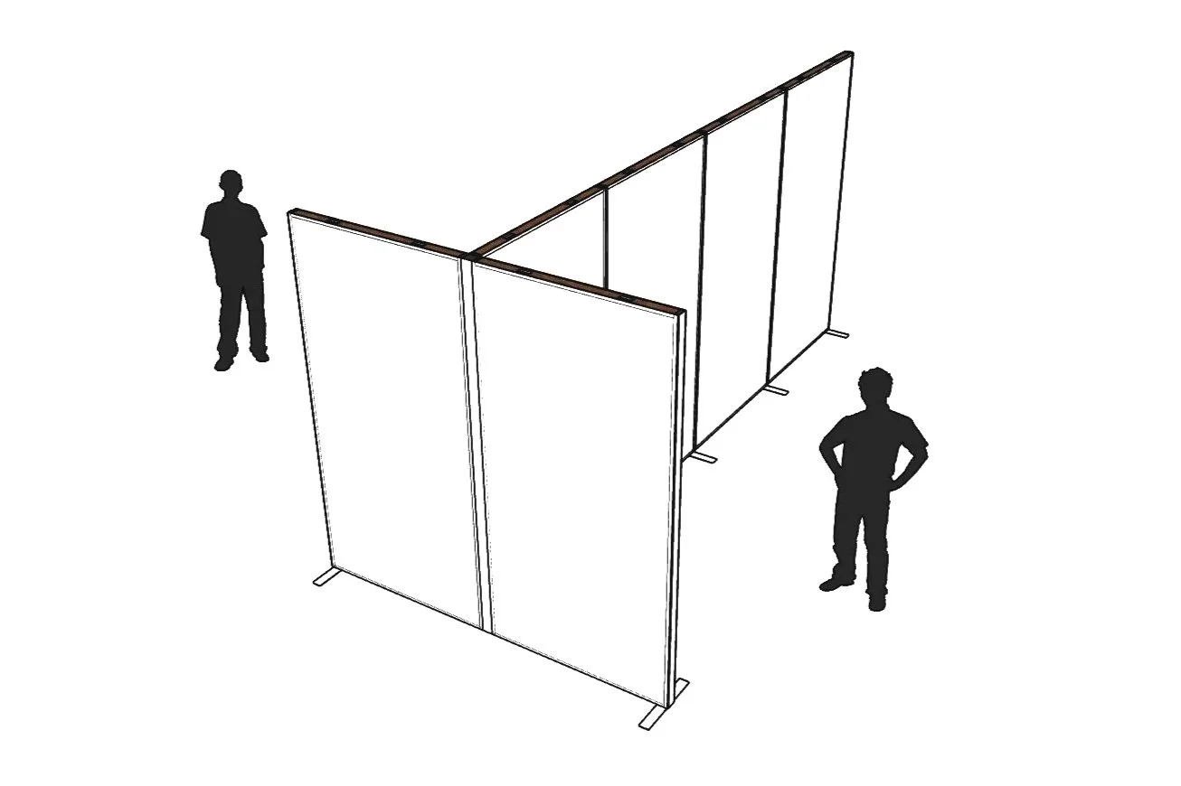 Mobile Gallery / Moveable Walls / Portable Display Walls — Always Lucky ...