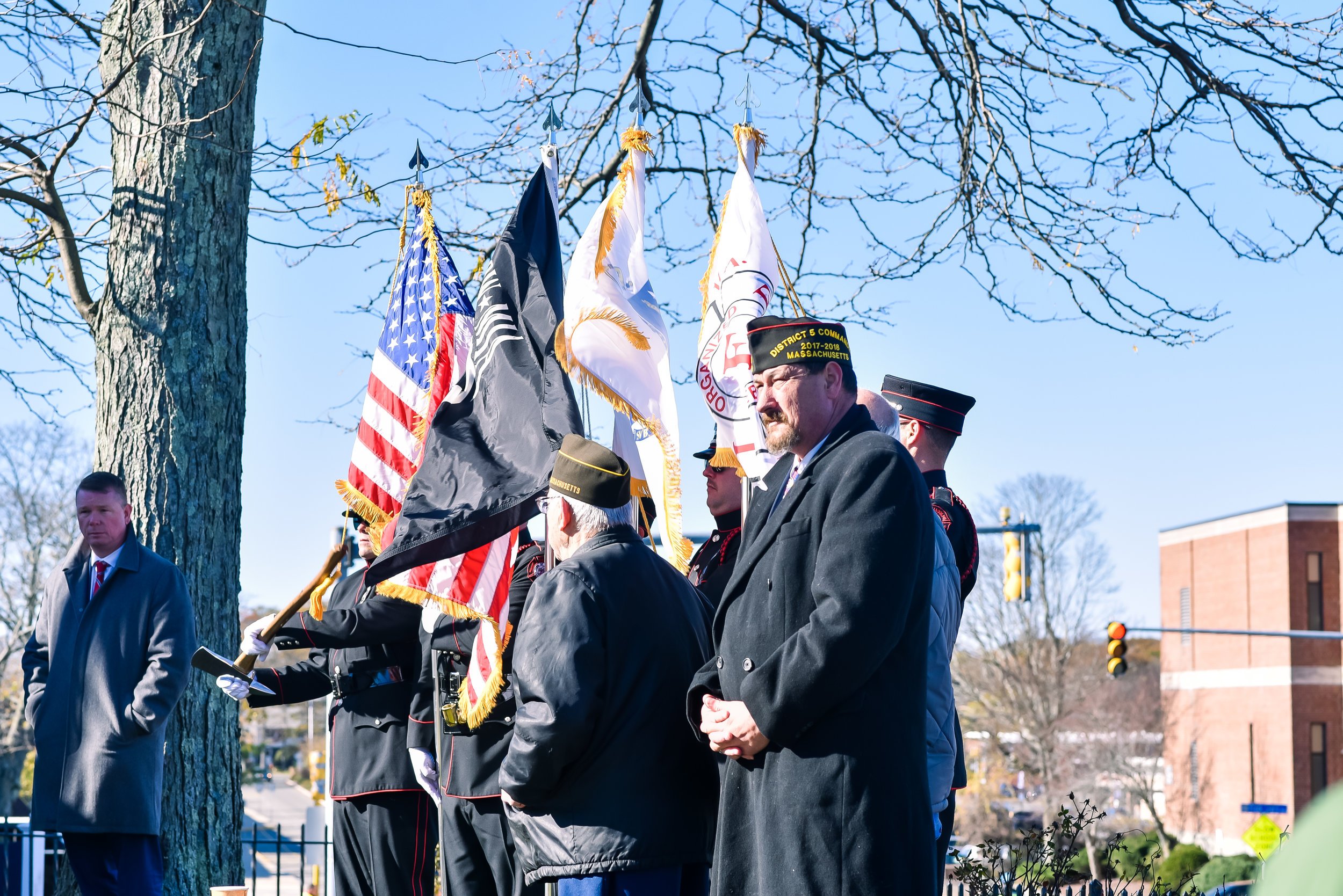 Veterans Day Parade Crawford Square Randolph MA — Seraphine Photography