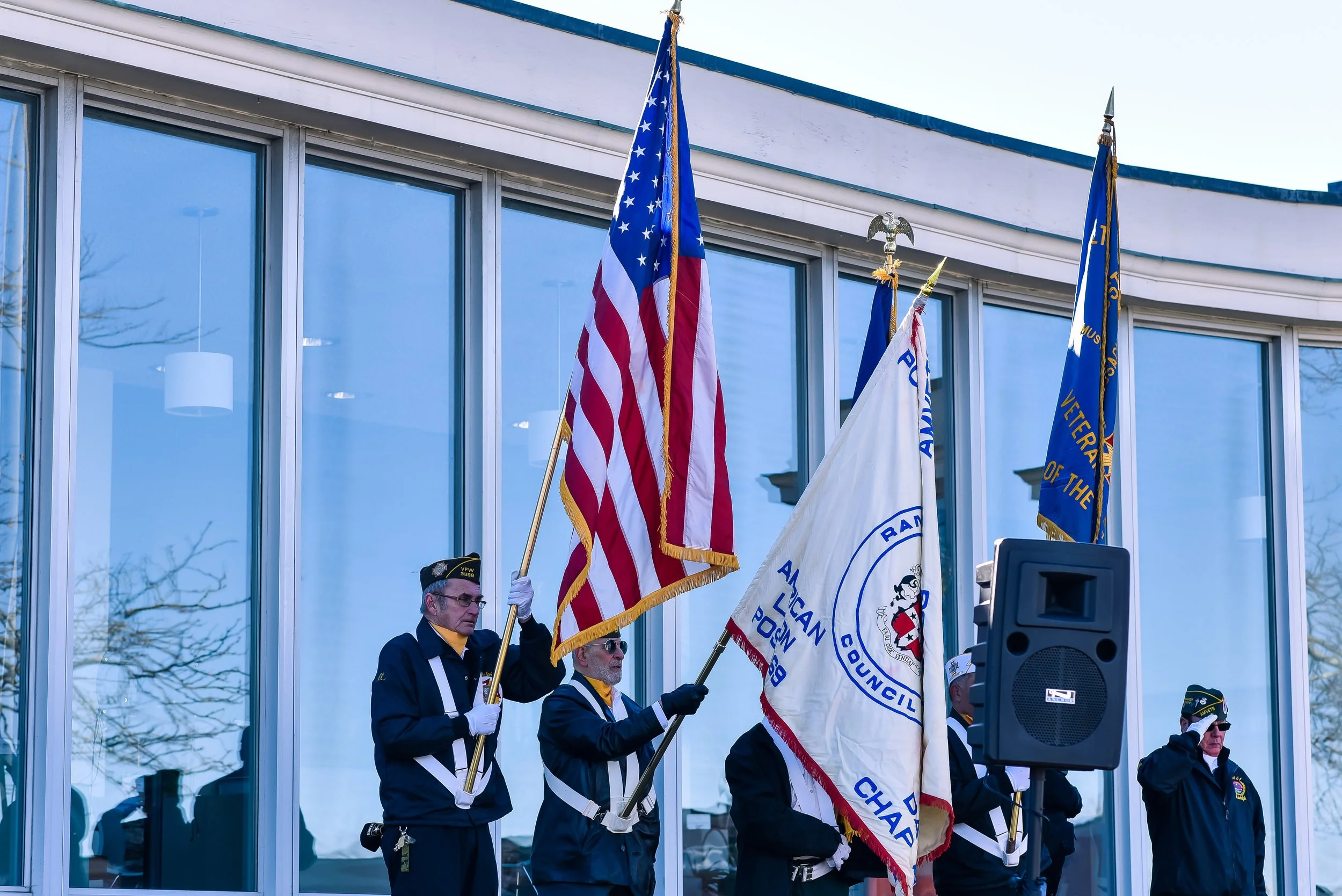 Veterans Day Parade Crawford Square Randolph MA — Seraphine Photography