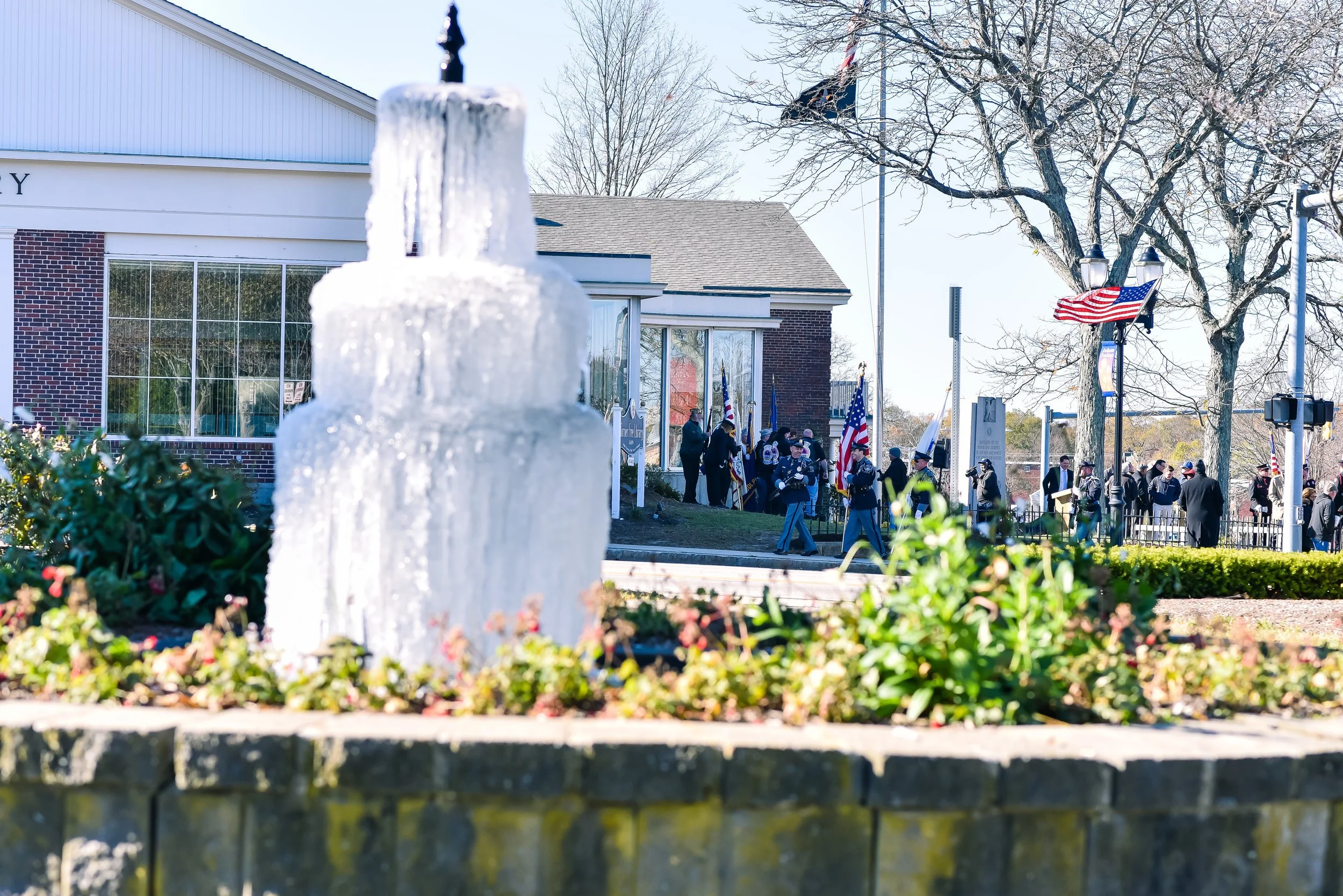 Veterans Day Parade Crawford Square Randolph MA — Seraphine Photography