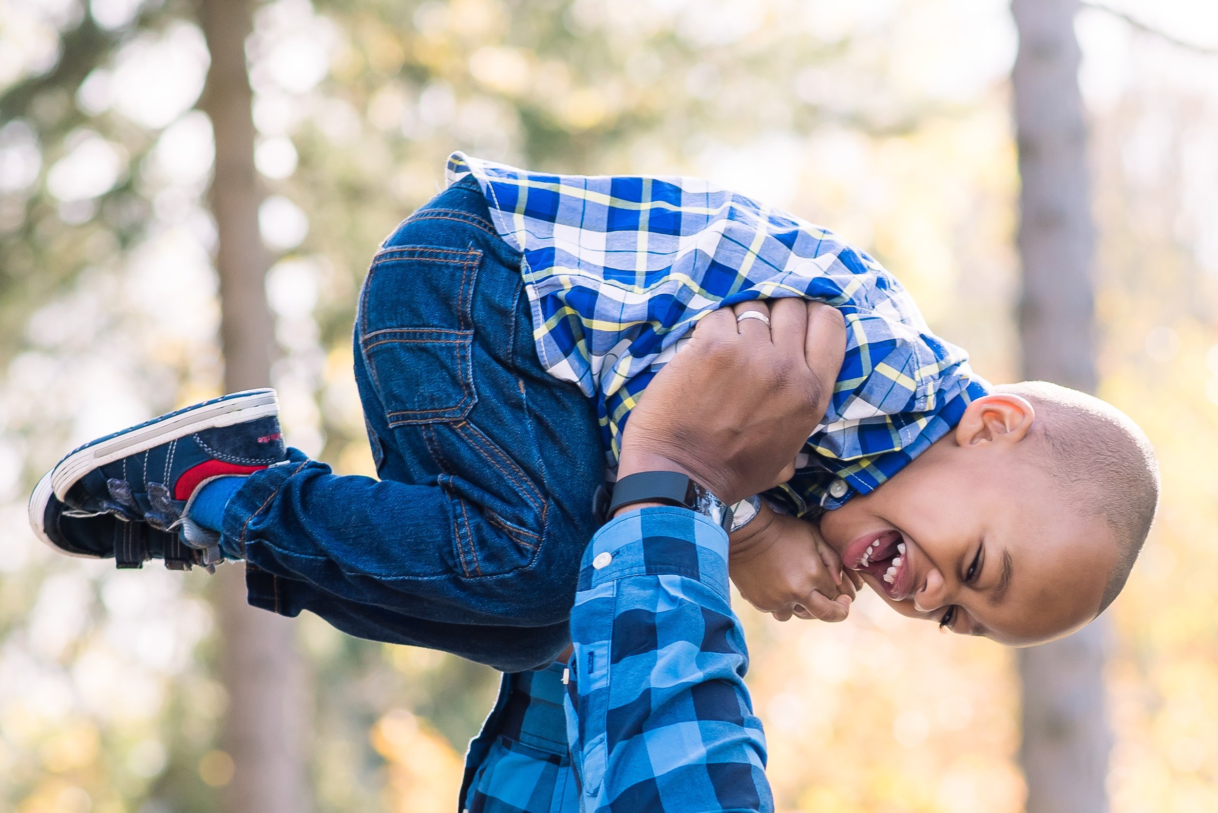 Randolph MA Family of 3 Fall Family Photo Session at Demarco Park Avon ...