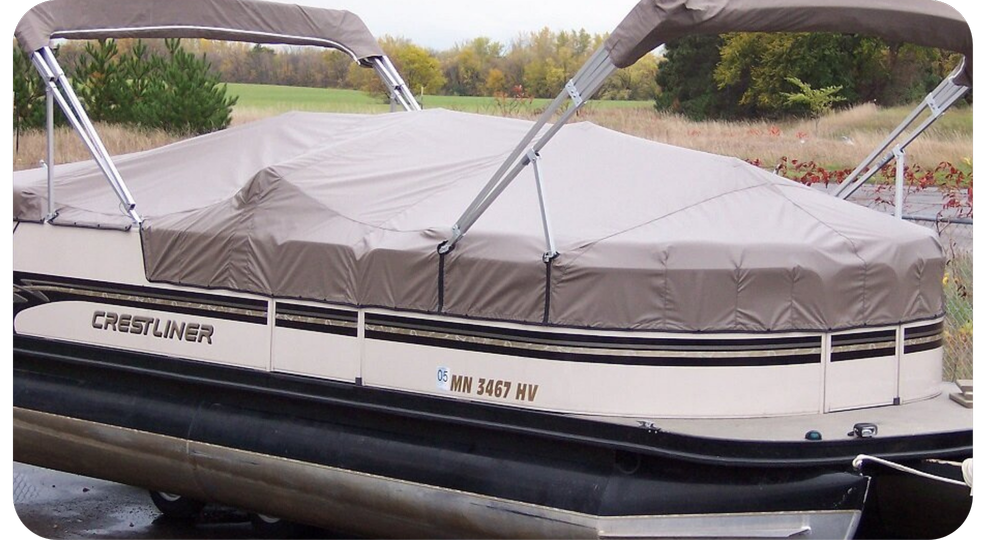 Custom Pontoon Boat Covers & Repair in Minnesota – Canvas Craft