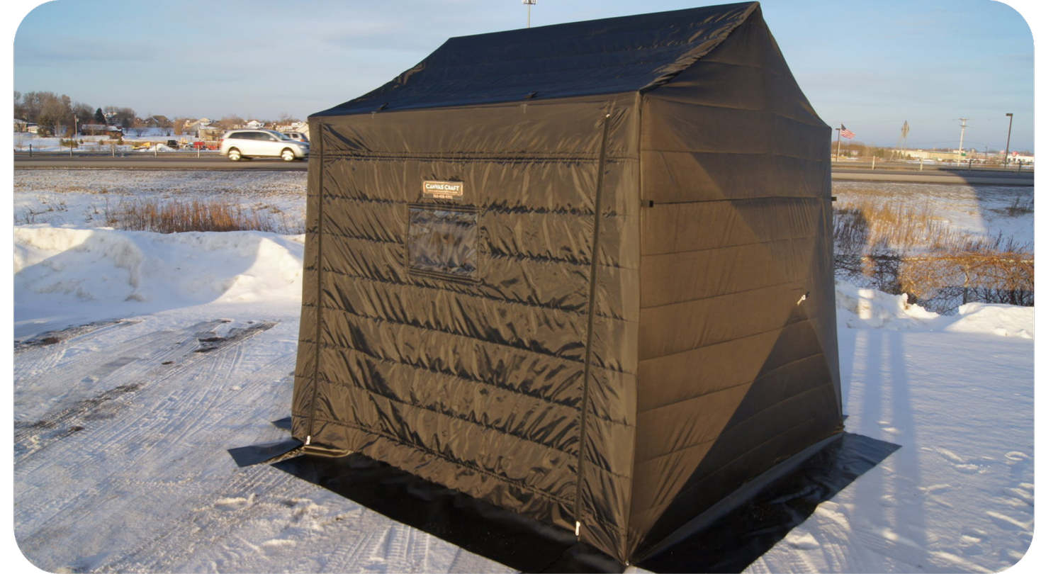 Custom Canvas Ice Fishing Tents & Houses in Minnesota – Canvas Craft