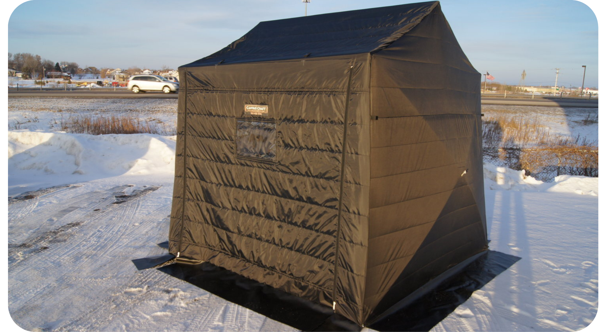 Custom Canvas Ice Fishing Tents & Houses in Minnesota – Canvas Craft