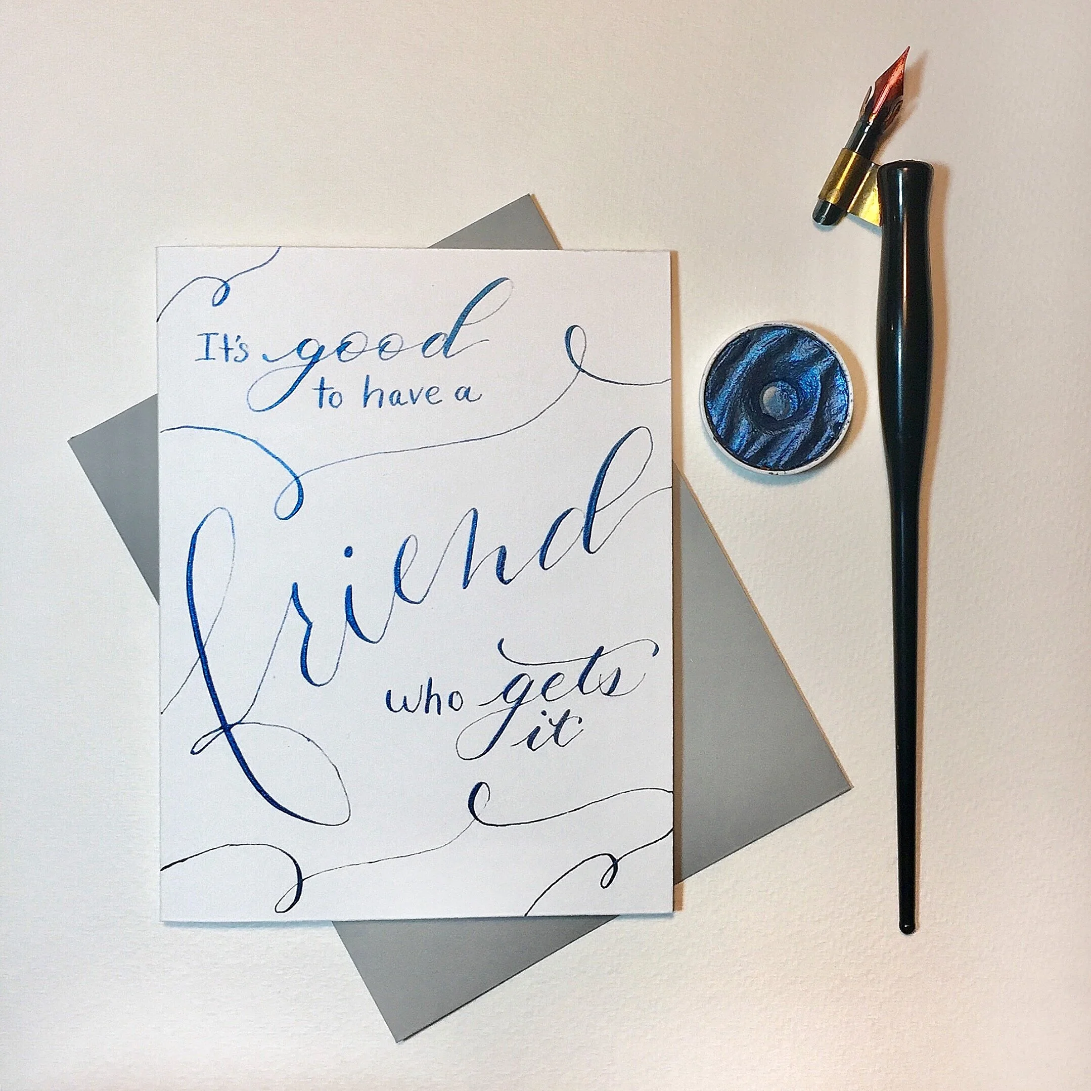Calligraphy shop with greeting cards and gift tags. — Odyssey of the ...