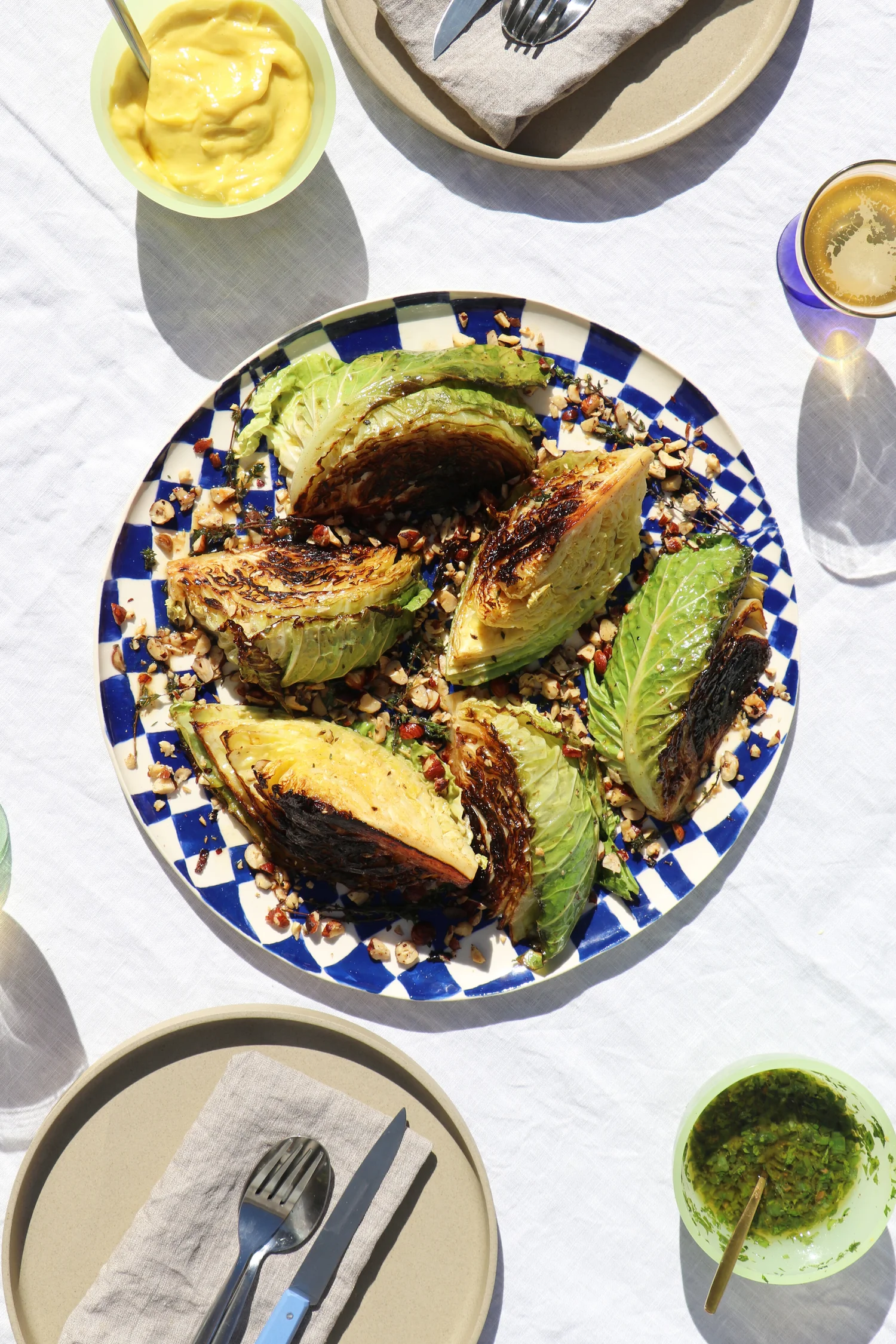 Charred Savoy Cabbage with Brown Butter & Hazelnuts — Some Things I ...