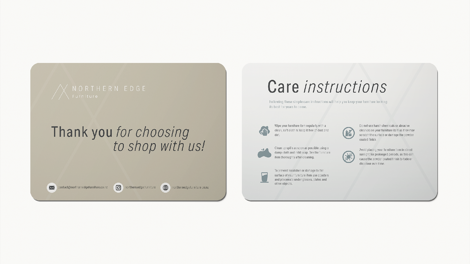 Northern Edge Furniture | Brand Identity Design, Brand Strategy ...