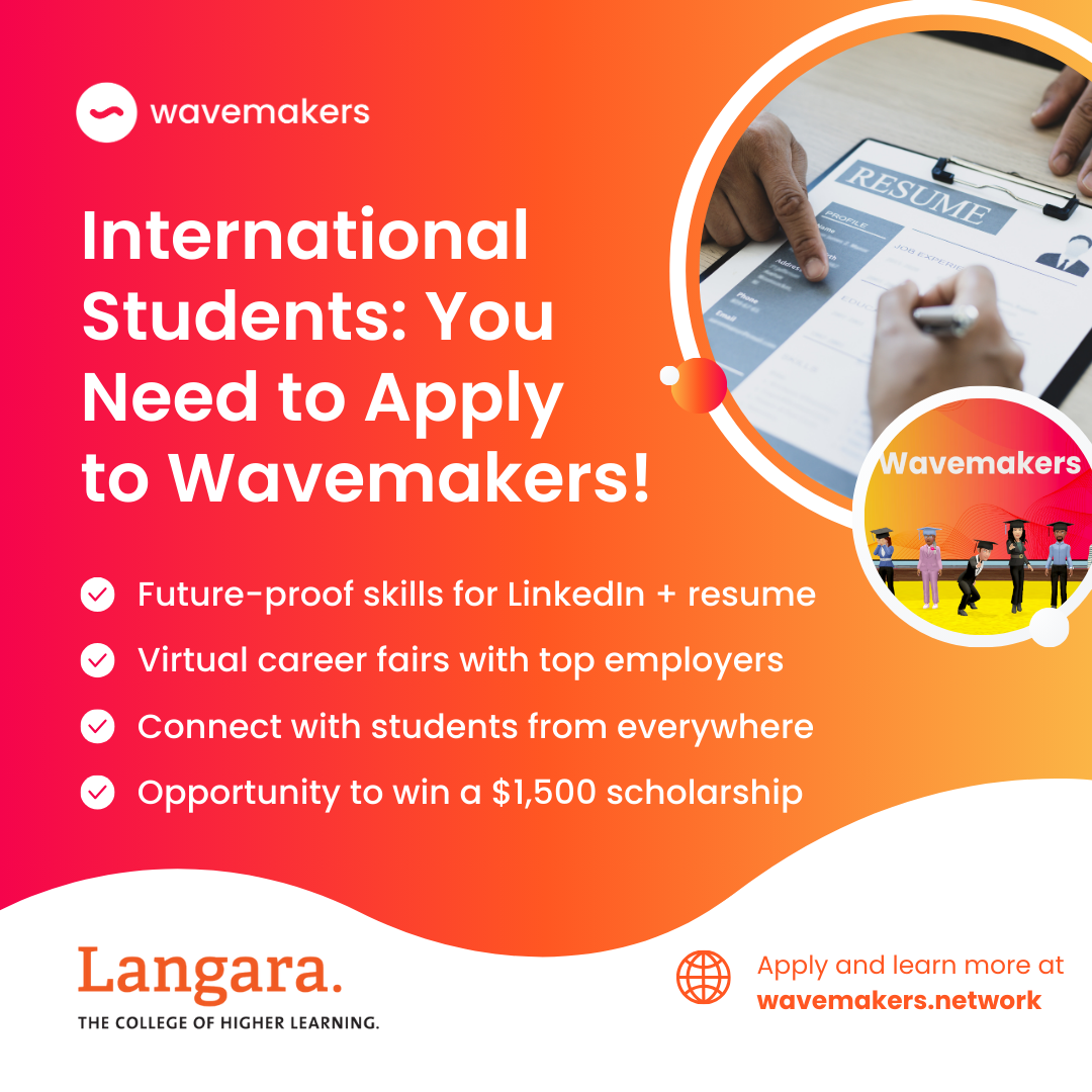 Langara - Promotional Toolkit — Wavemakers