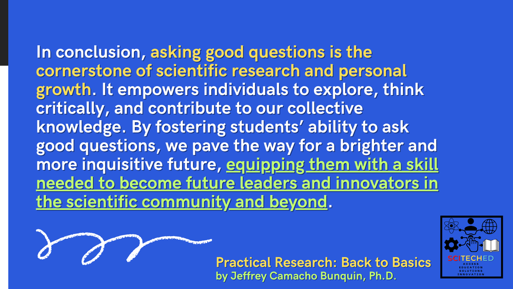 The Art of Asking Good Questions: Why Is It Important in Research ...